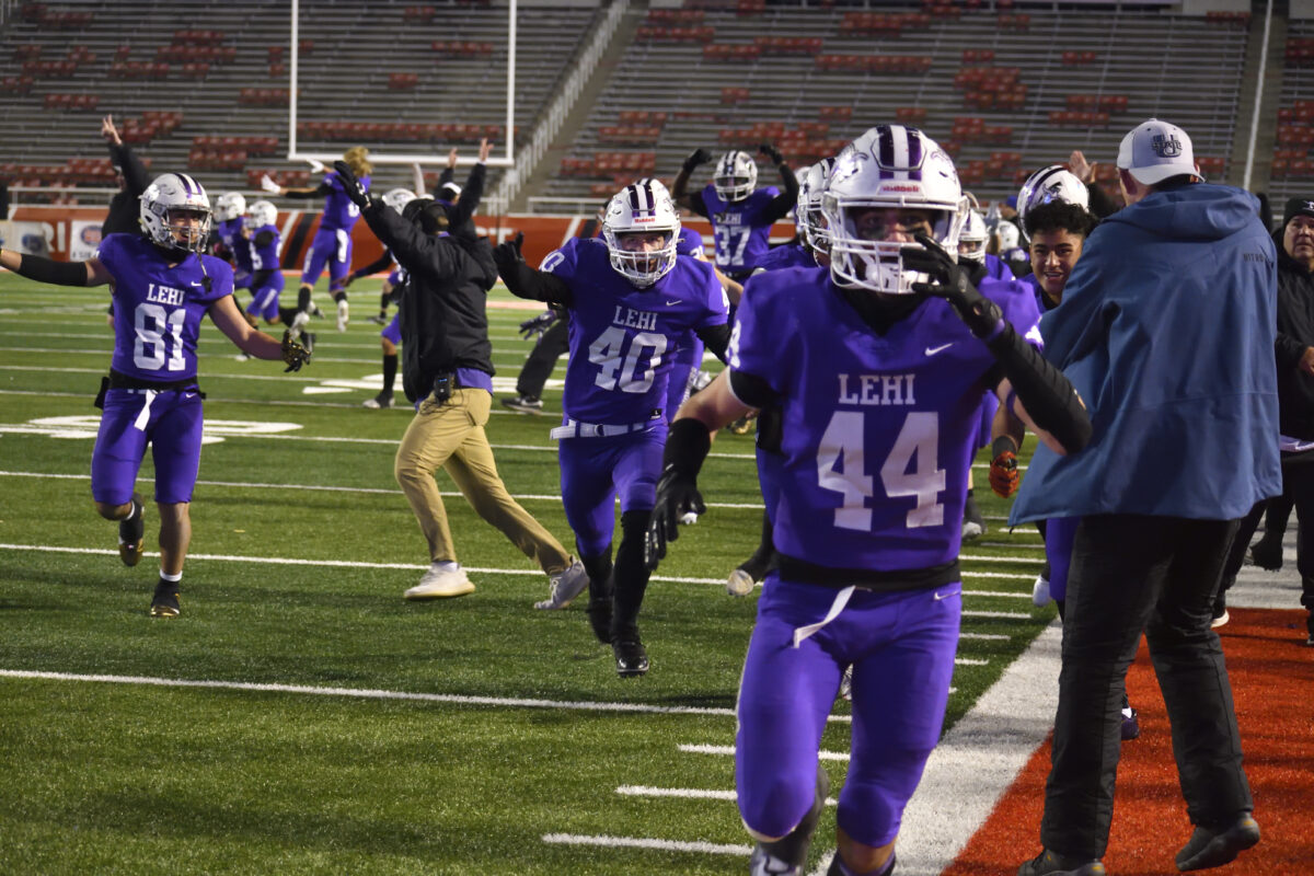 Lehi tops Timpview 29-23 in epic triple OT 5A championship game | News ...